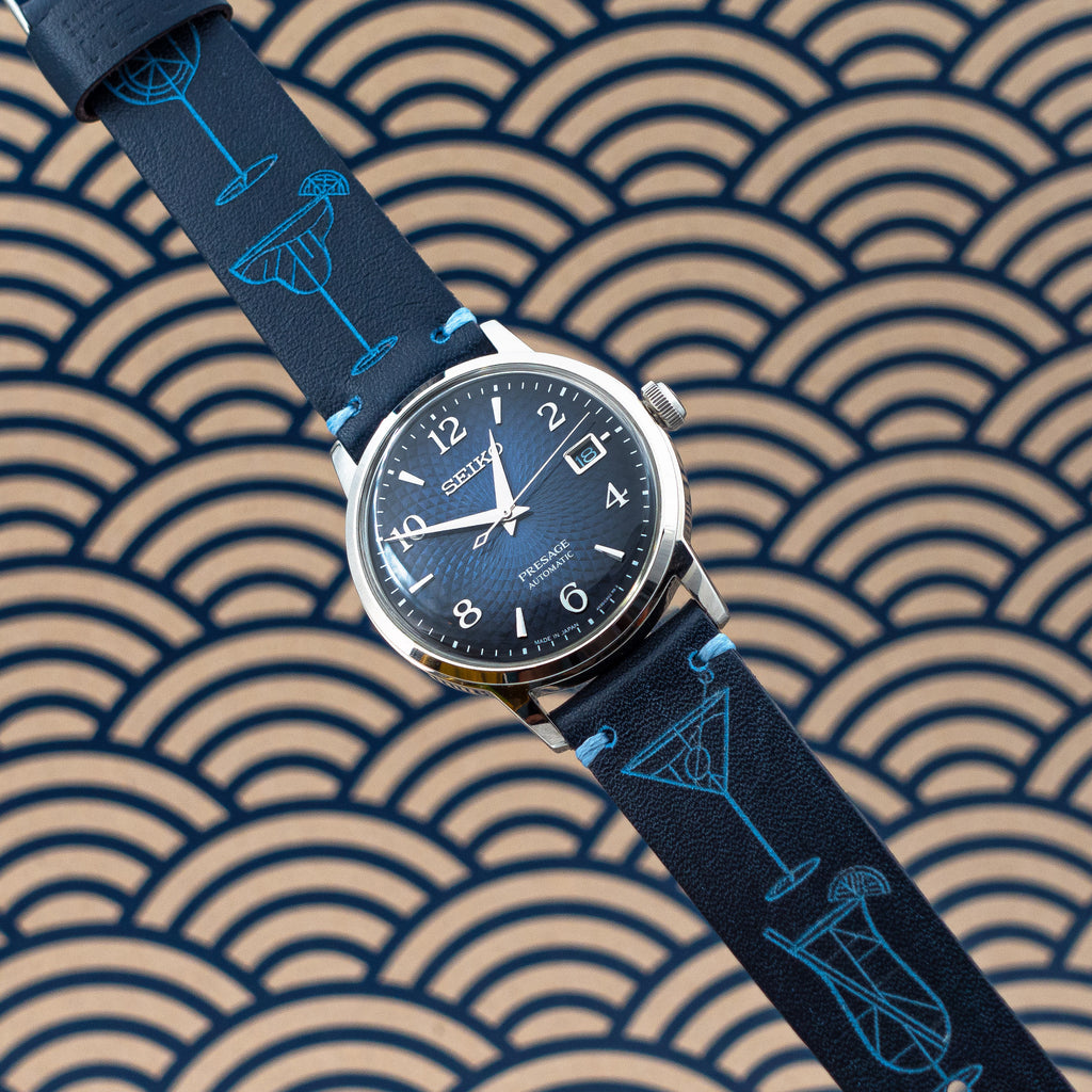 REM – Kampai – Laser engaved warch strap for Seiko Cocktail Time – REM ...