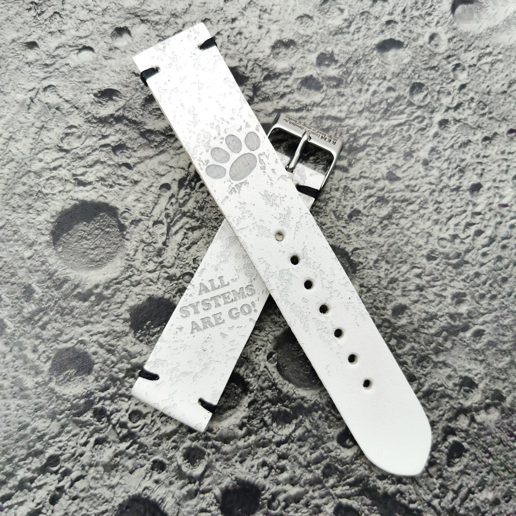 REM – Moon Paw – Laser engraved watch strap for MoonSwatch – REM Straps