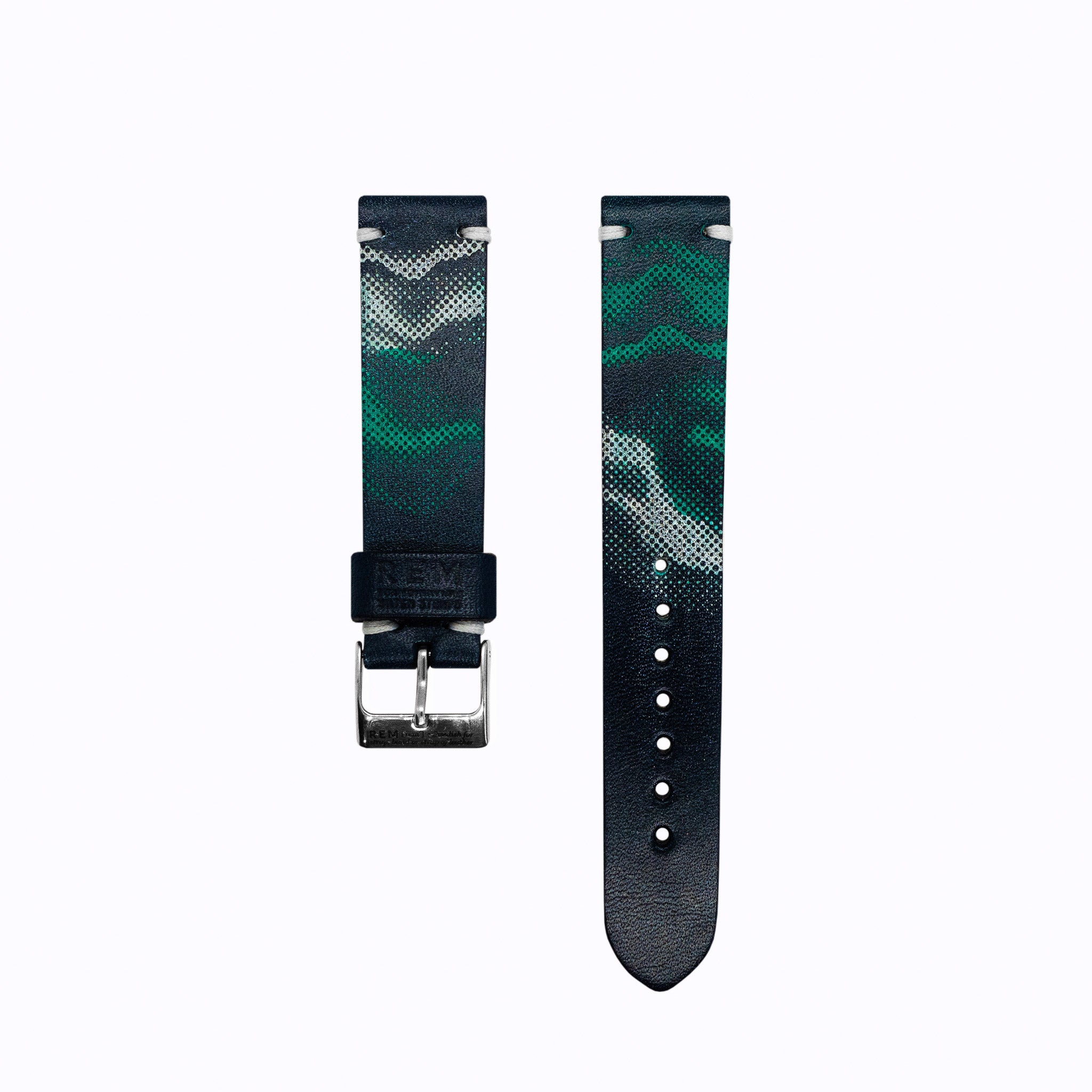 REM – Northern Lights – Laser engraved watch strap for MoonSwatch – REM ...