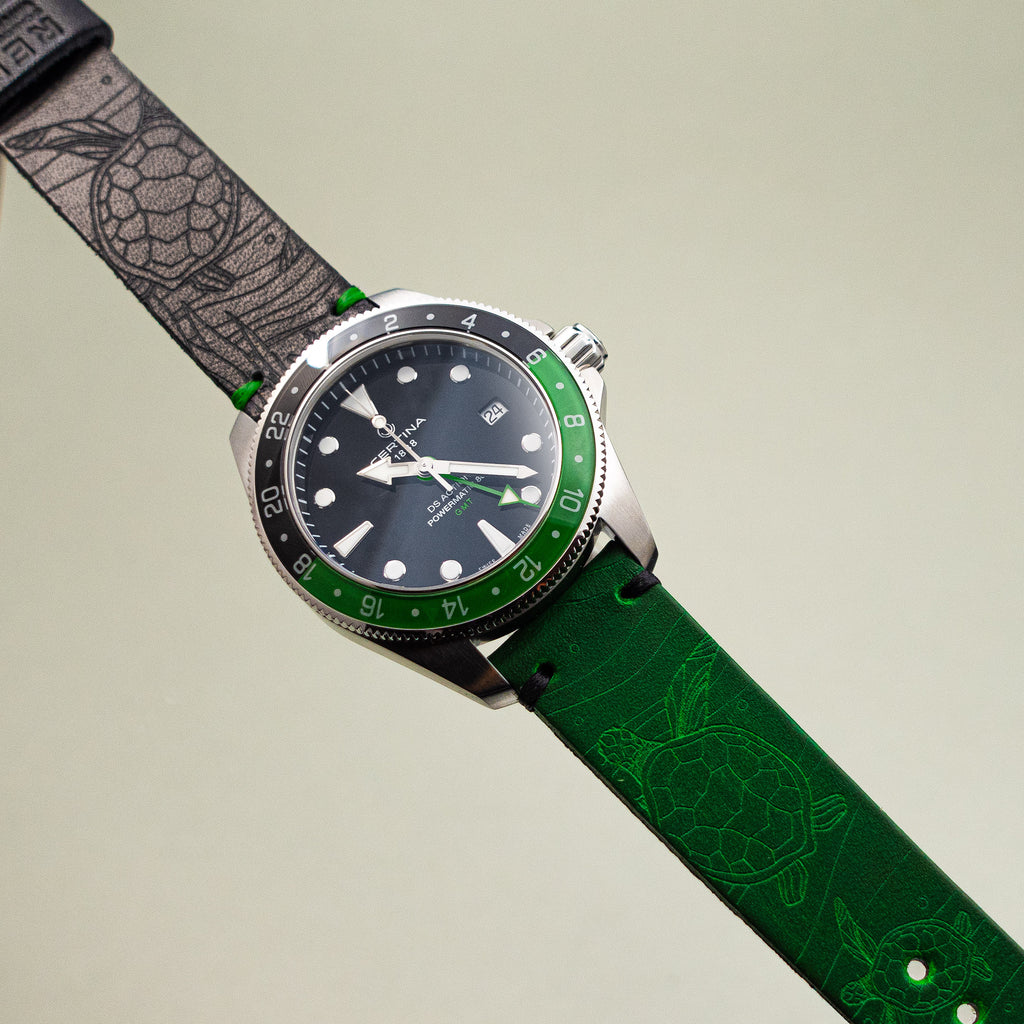 REM – Ocean Turtle – Laser engraved watch strap for Seiko Turtle Divers ...