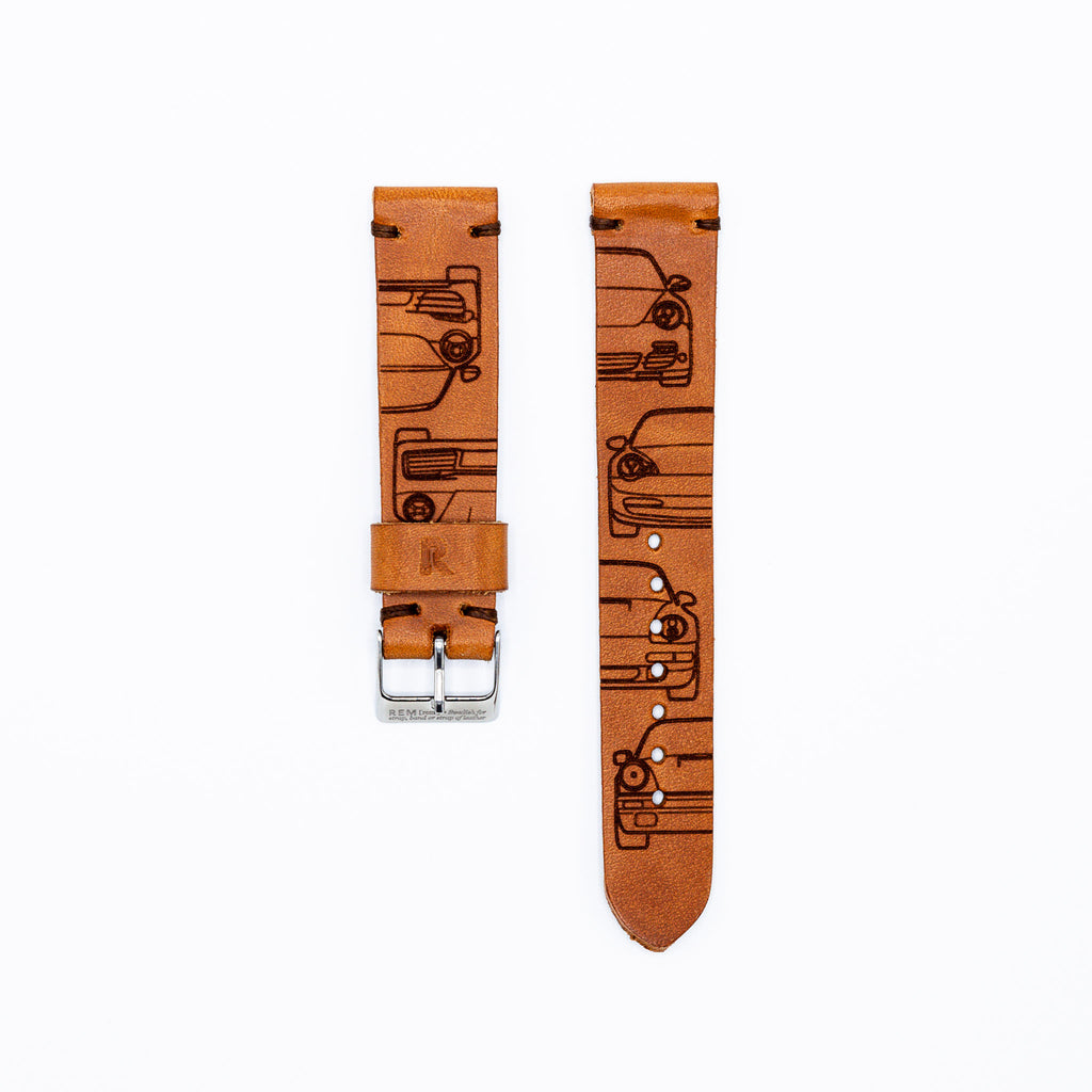 REM – 911 Generations – Laser engraved watch strap celebrating Porsche ...